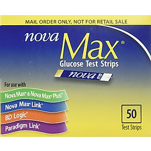 Nova Max Glucose Test Strips - 50 ct.