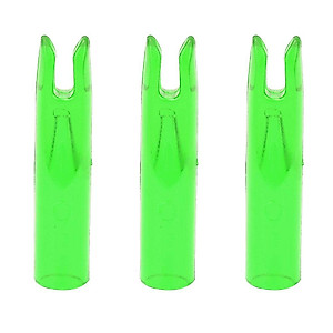 Archery Arrows Nocks for 6mm Shaftment Hunting Target Shooting 50Pcs Red Blue Green (Green)