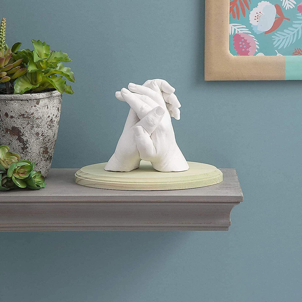 Falling in Art 1lb Plaster of Paris Powder - Plaster Hand Mold Casting Kit Powder, Gypsum Cement, Pottery & Ceramic Plaster Powder for Crafts, Sculpture, Diorama and Home Decor