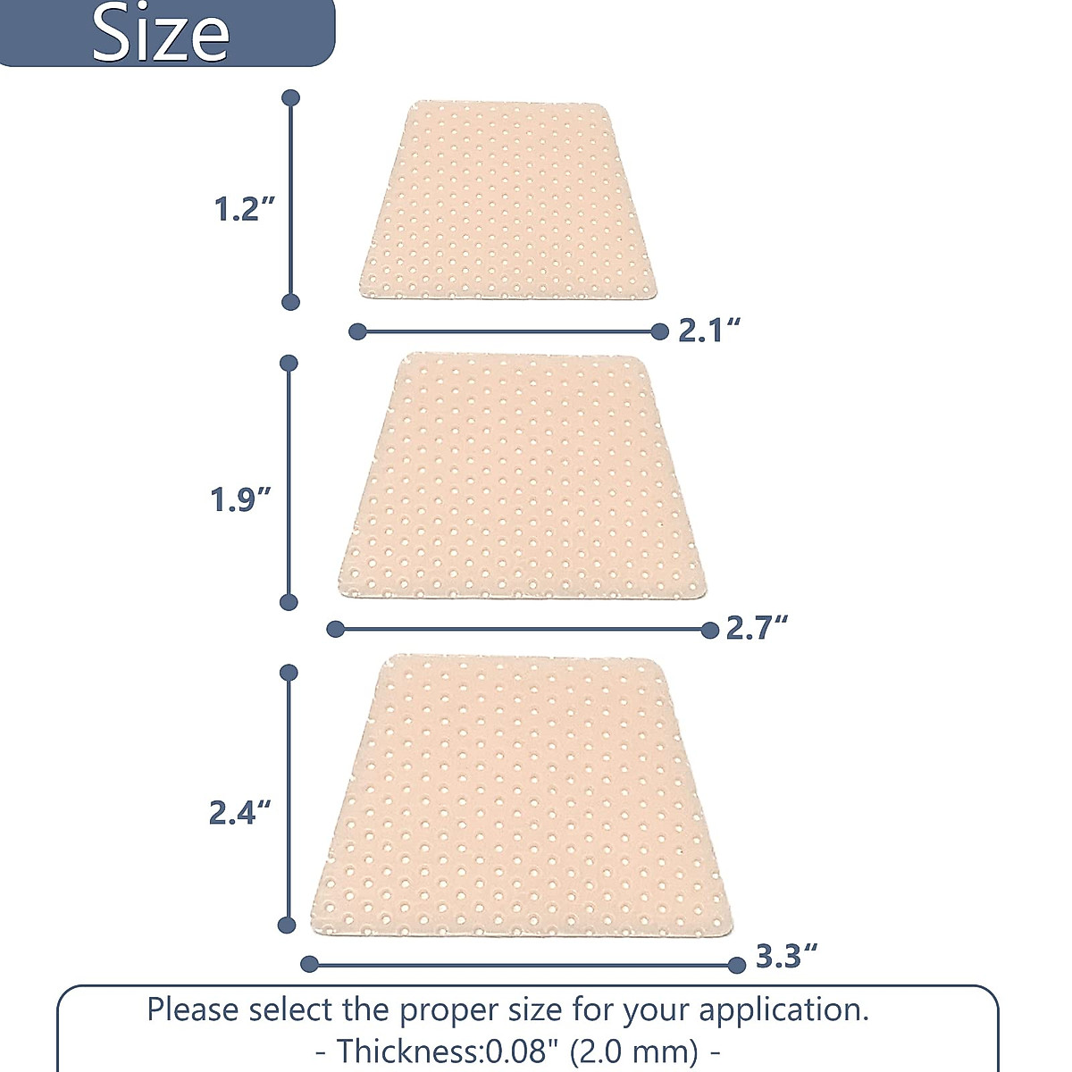 CHOYTONG Thermoplastic Nasal Splints - Nose External Support Protector for Nose Brace Fracture, Rhinoplasty Septoplasty Surgery, ENT, Orthopedic Immobilization,5 PCS (M)