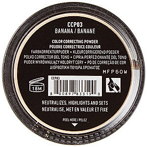 NYX PROFESSIONAL MAKEUP Color Correcting Powder, Banana, 0.21 Ounce