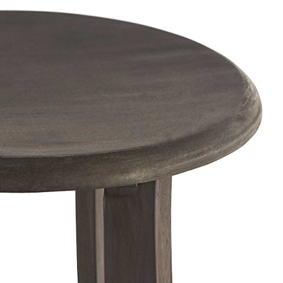 Christopher Knight Home Pike Outdoor Acacia Wood Barstools, 2-Pcs Set, Dark Grey Finish
