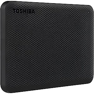 Toshiba Canvio Advance 2TB Portable External Hard Drive USB 3.0, Black - HDTCA20XK3AA