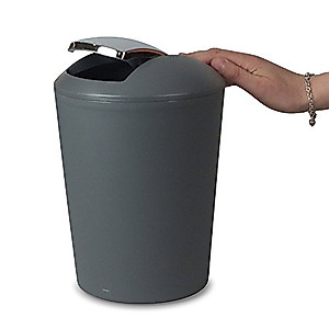 Kela Trash Can with Lid Marta Collection, Grey