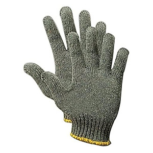 MAGID Greyt Shadow G178 Grey Knit Polyester Gloves, 12 Pairs, Size Men's (Fits Large) (G178)