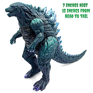 ZAVR Set of 2 Mecha Godzilla Earth MechaGodzilla Kiryu Toys, Kaiju Universe Action Figures King of The Monsters, Carry Bag (Green)