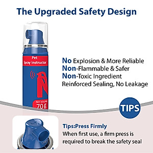 Gutes Leben Dog Instructor Spray, 70ml Spray Corrector Dog Trainer, Safe Humane & Effective Stop Barking, Jumping Up, Food Stealing, Dog Fights & Attacks, Help Stop Unnecessary Dog Behaviour (2 Pack)