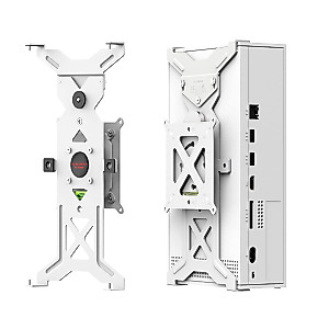 ElecGear Magnetic Wall Mount for Xbox Series S, Metallic Mount with Magnet and Built-in Spirit Level - Mount XSS Vertically, Horizontally or Under Desk
