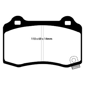 EBC Brakes DP41788R Yellowstuff Street and Track Brake Pad