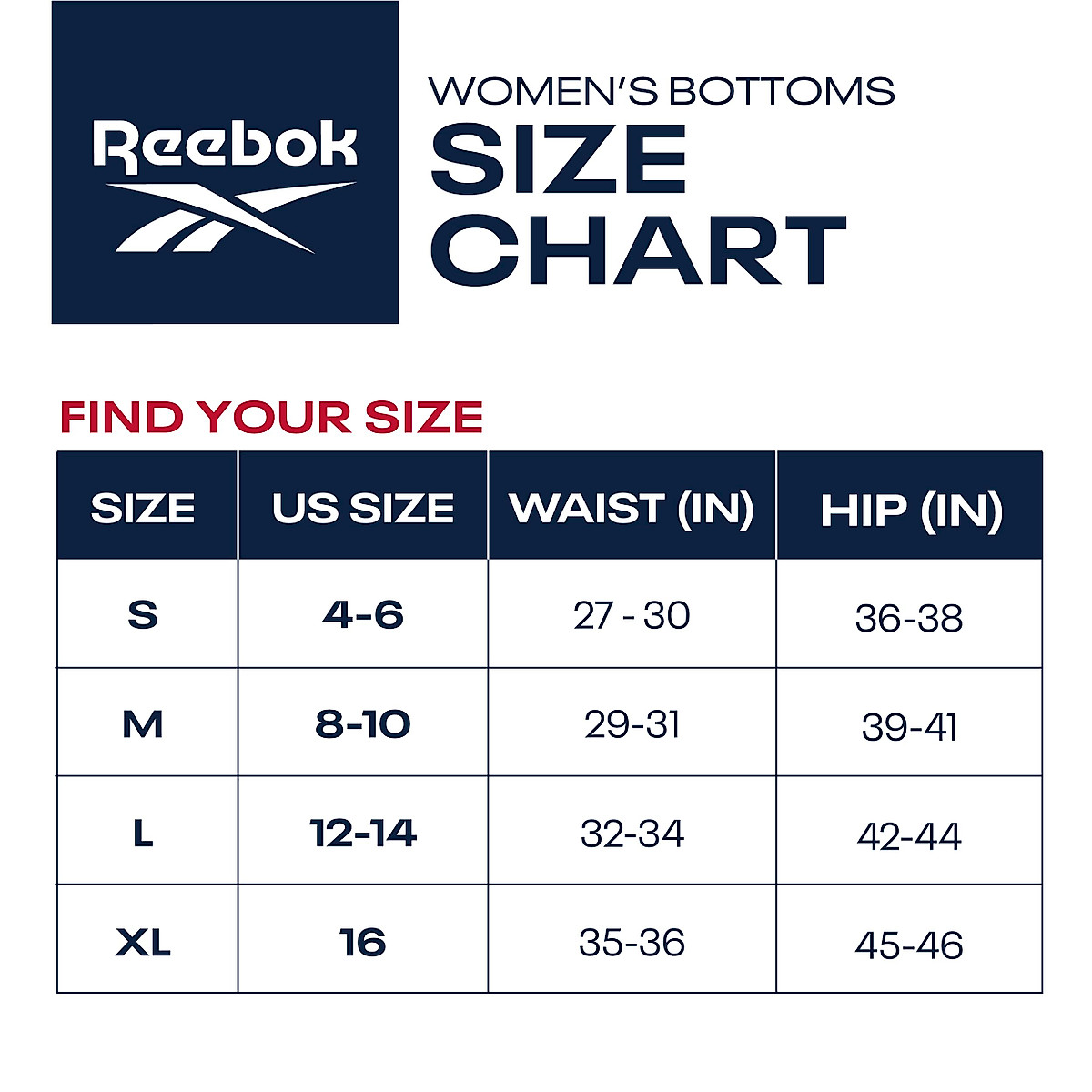 Reebok Women's Performance Leggings - Athletic Base Layer Yoga Pants Leggings (S-XL), Size Medium, Black