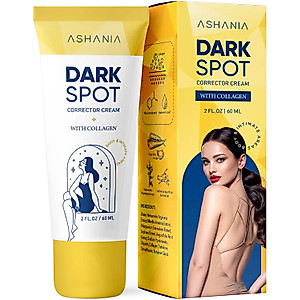 Ashania Dark Spot Remover For Body Cream, Dark Armpit Remover, Neck, Elbows, Armpit, Knees, Bikini Areas, Inner Thighs, Sun Spot and Private Areas