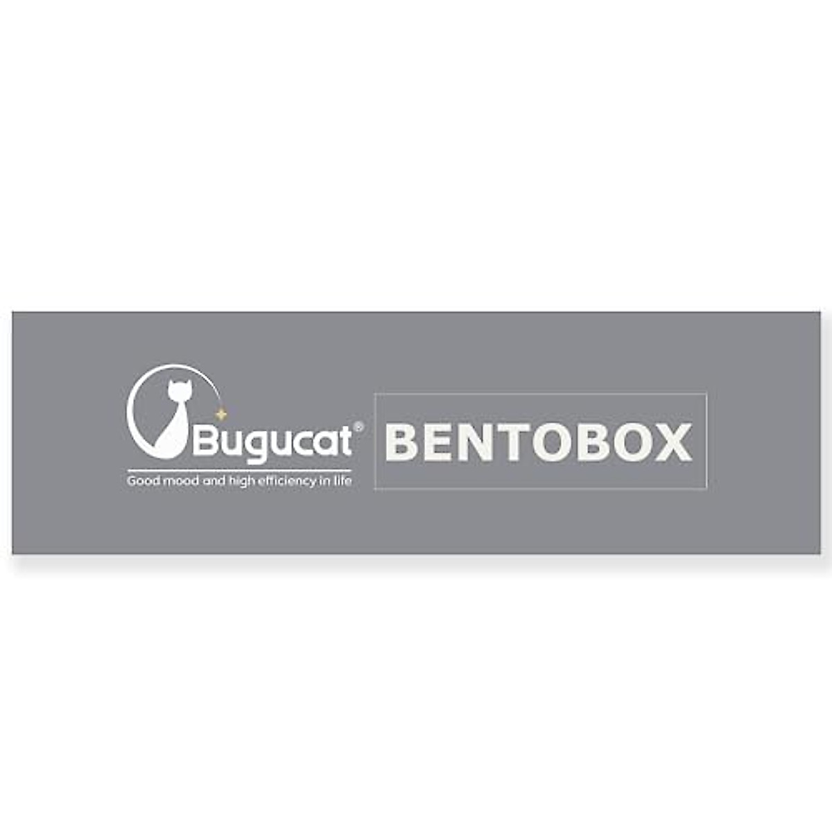 Bugucat Bento Box, Lunch Box with 4 Compartments and Cutlery, Reusable Bento Lunch Box for Adults, Food Storage Containers for School Work and Travel BPA-Free, Microwave-& Dishwasher-safe