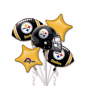 Anagram - 74579 Anagram BOUQUET STEELERS, One size, Multicolor