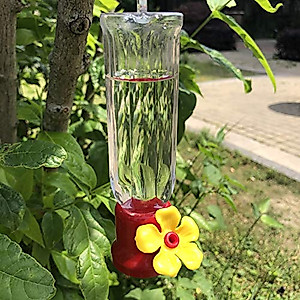 VIMOA Mini Hummingbird Feeder 4 Pack Small Hummingbird Feeders for Outdoor 2.3oz