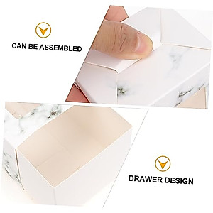 ULTECHNOVO 20Pcs Roll Packaging Box shipping box Nougat Cupcake Holders window Dirty bag Wedding Goodies bag bread box food cookie gift containers mini carton dessert container durian