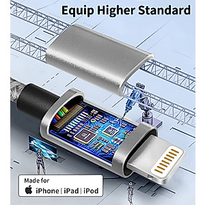IDISON 6Pack [MFi Certified] iPhone Charger 3/3/6/6/10/10FT iPhone Charger Cord High Speed USB Cable Compatible iPhone14/13/12/11 Pro Max/XS MAX/XR/XS/X/8
