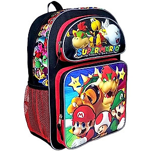 SUPER MARIO Bros Super Bowser Large Backpack #NN43718
