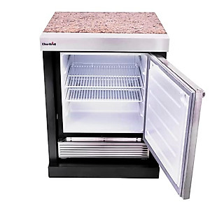 Char-Broil 463246518 Medallion Series Modular Outdoor Kitchen Refrigerator, Silver