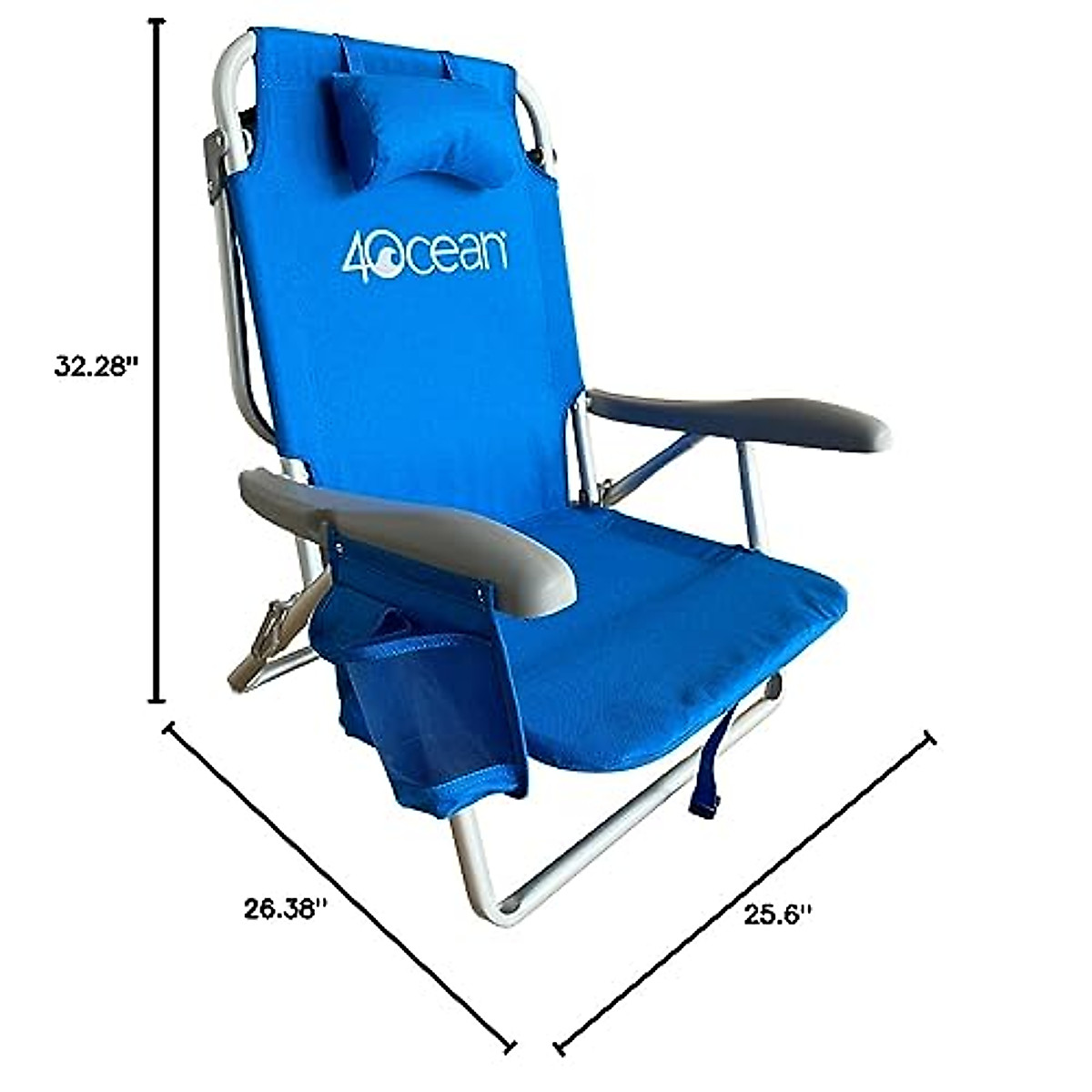4Ocean Signature 5 Position Lay Flat Backpack Beach Chair