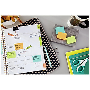Post-it Mini Notes, 1.5x2 in, 24 Pads, America's #1 Favorite Sticky Notes, Poptimistic Collection, Bright Colors (Magenta, Pink, Blue, Green), Clean Removal, Recyclable (653-24ANVAD)