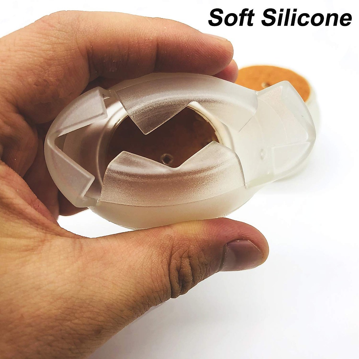 Maydahui 16PCS Round Chair Leg Floor Protectors Furniture Silicon Table Feet Covers Prevents Scratches Glides Caps Cups Fit 1-4/5 to 2 Inch （45-50mm）