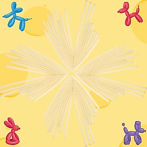 260 Balloons 110pcs Clear Balloons Long Balloons Party Decorations Twisting Balloons Animal Balloons Latex Balloons Long Balloons for Tying Balloon Arch Balloons for Balloon Arch Balloon Garland