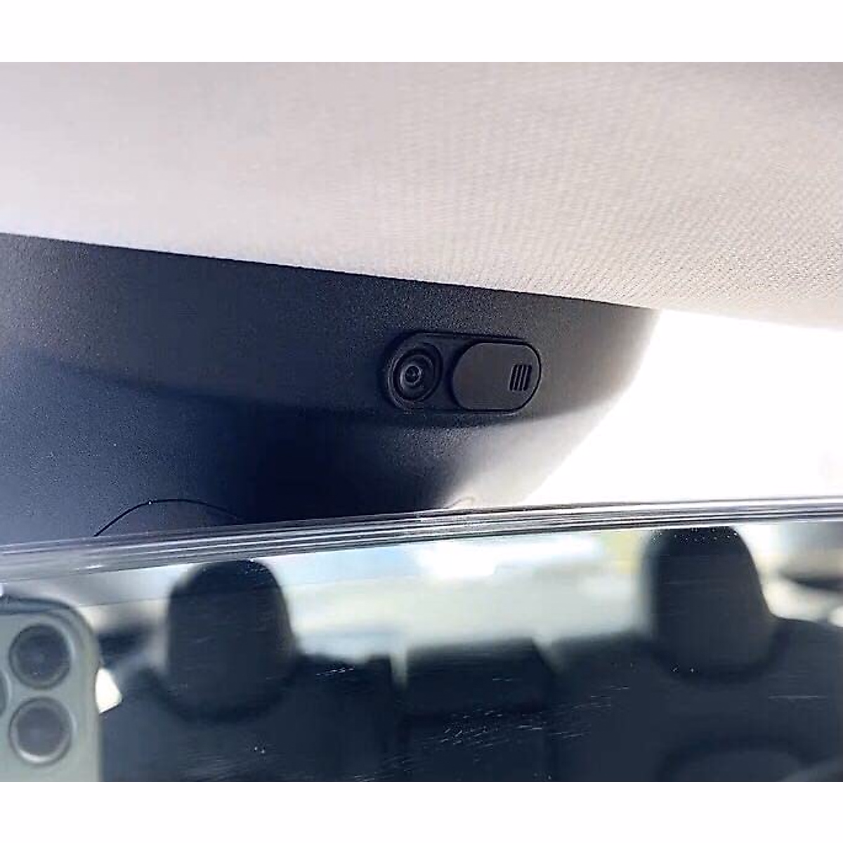 Ultra-Thin Webcam Privacy Cover Camera Cover silde for Laptops, MacBook Pro, MacBook Air, iMac, iPad Pro, PC, Computer, Fit for Tesla Model 3 Car Camera Privacy Cover Tesla Model Y