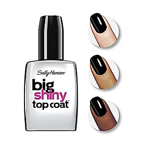 Sally Hansen Treatment Big Shiny Top Coat, 41056, 0.4 Fl Oz (Pack of 1)