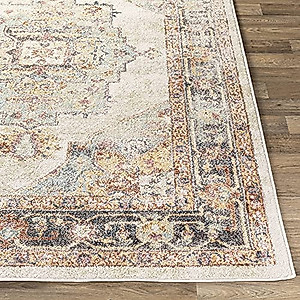 Artistic Weavers Solk Vintage Medallion Area Rug,7'10" x 10'3",Khaki