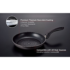 Happycall Titanium Nonstick Frying Pan, Grey, 13 Inch