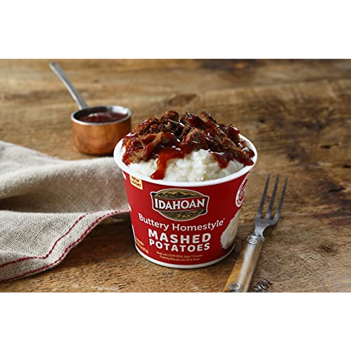 Idahoan Buttery Homestyle Mashed Potatoes, 1.5 oz cup (12-Pack)