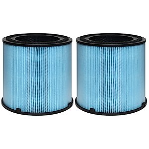 Asheviller AP1001 Filter Replacement, Compatible with AP1001 Air Purifier, Part Number AP1001-RF, 5-Layer Purification System, 2 Pack