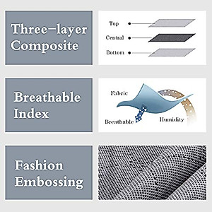 Under bed Storage Bags, 100L Underbed Storage Containers with Reinforced Handles, Large Capacity Breathable Non-woven Under the Bed Storage Bins for Blanket, Pillows, Comforters and Quilts (Grey, 4 Pack)