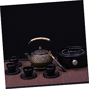 NPQPNAFC Boil Teapot Coffee Percolator Stovetop Espresso Stovetop Coffee Espresso Machine Japanese Tea Pot Whistling Coffee Pot Filter Teapot Strainer Exquisite Cast Iron Teapot Tea Kettle Teapots