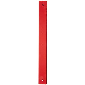 SmartSign - K-2192-R-DG-03x30 Reflective Sign Post Panel | 3" x 30" 3M Diamond Grade Reflective Aluminum Red