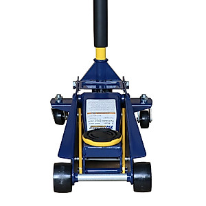 Aain® Heavy duty 3 Ton Floor Jack, Steel Hydraulic Service Jack Quick Rise With Double Pump Quick Lift, Blue HT3300