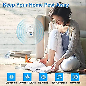 Swagon 2024 Upgraded Ultrasonic Pest Repeller, Pest Repellent 8 Pack, Pest Control Electronic Plug for Insects, Mice & Spider, Mosquito Repellent Indoor for Home, Office, Warehouse, Hotel, Garage
