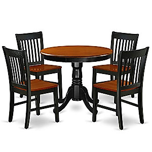 East West Furniture ANNO5-BCH-W