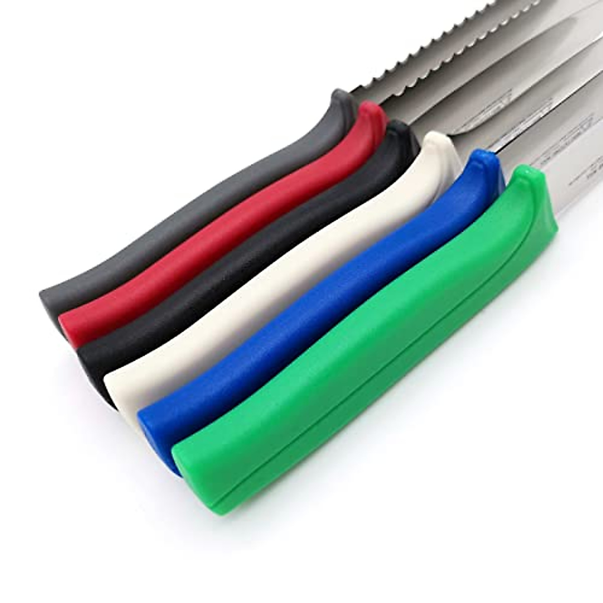 Paring Knife Set, MATTSTONE HILL Kitchen Knife Set - Fruit & Vegetable Knives, Premium Stainless Steel Vegetable Knife, Black, Blue, Green