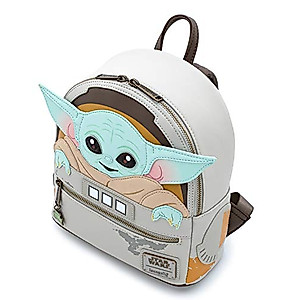 Loungefly Star Wars Baby Yoda The Mandalorian Womens Double Strap Shoulder Bag Purse