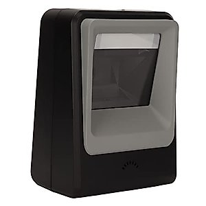 MJ 8200 QR Code Scanner, Omnidirectional Desktop Automatic 1d Barcode Reader with Large Scanning Window, for Pdf417 on Id Cards, Driver's Licenses, Passports, for Supermarkets Libraries Retail Stores