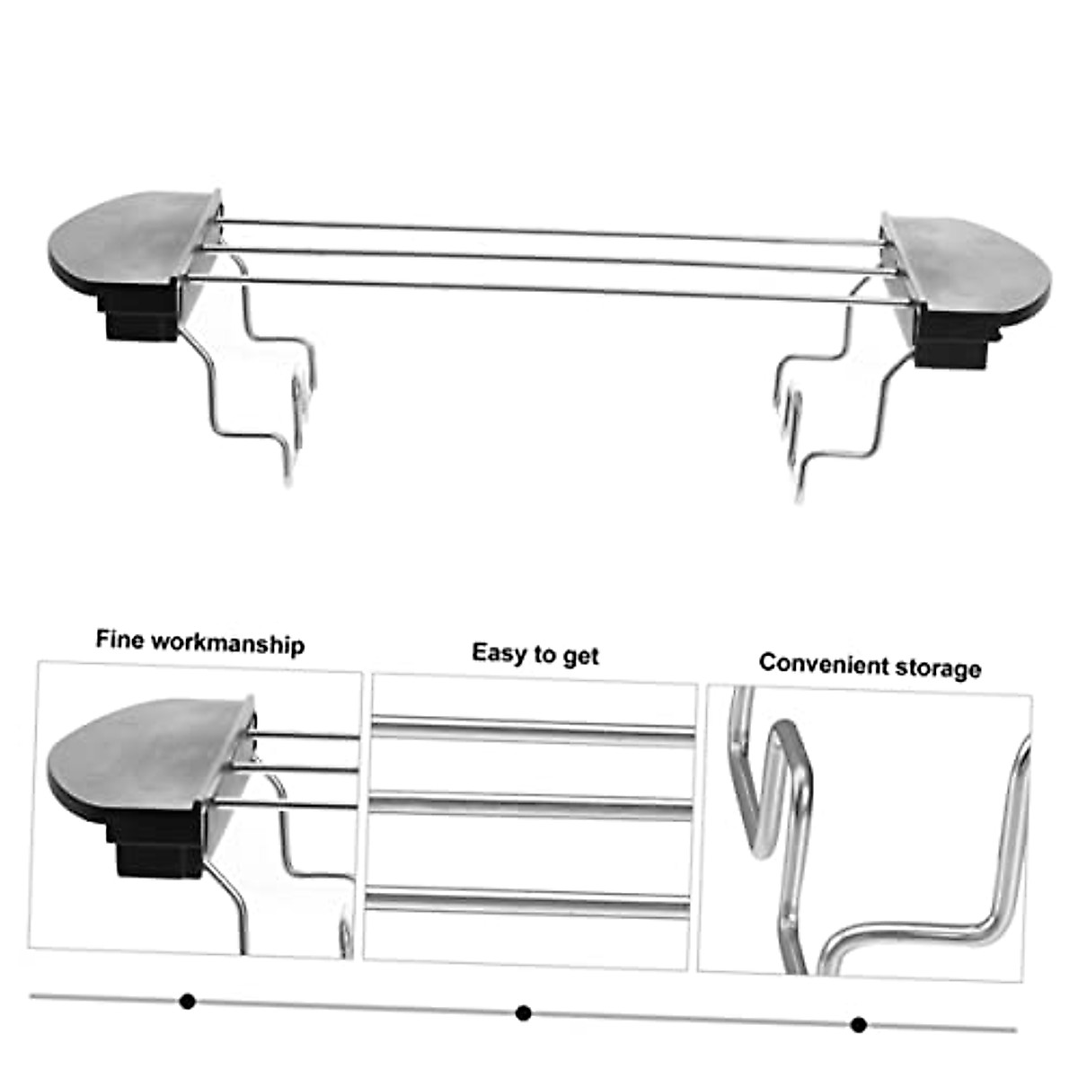 HEMOTON 1 Set Toaster Grill Silicone Baking Pans Pizza Oven Pizza Accessories Blue Toaster 2 Slice Toaster Oven Covers Bread Maker Metal Toast Rack Toast Machine Part Sandwich Rack