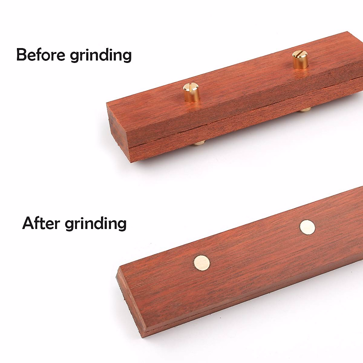 10 sets of brass bracket bolt fasteners tactical lock rivets, knife DIY tool handle fastener revision, EDC knife screw(Head Diameter 6 mm)