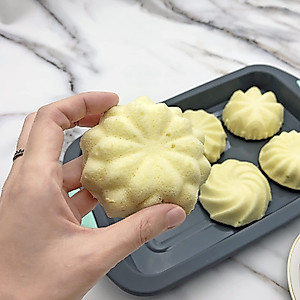 To encounter Silicone Cupcake Baking Cups, Food Grade Non-Stick Silicone Muffin Liners, Reusable 3 Inch Silicone Molds, 6 Shapes Pack of 24