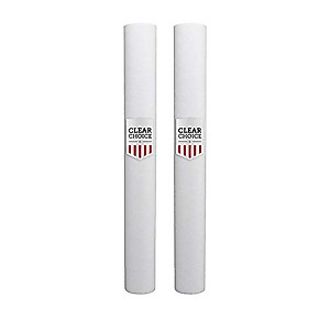 Clear Choice Sediment Water Filter 5 Micron 20 x 2.50" Water Filter Cartridge Replacement 20 inch RO System DEV910912, 155756-43 P5-20 PD-5-20, 2-Pk