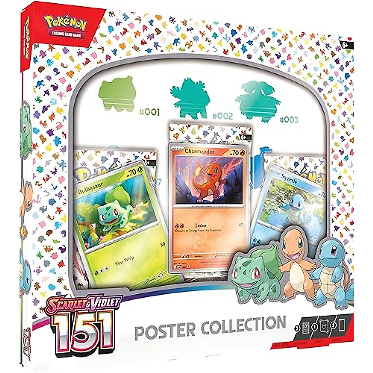 Pokemon TCG Scarlet & Violet 3.5 Pokemon 151 Poster Collection