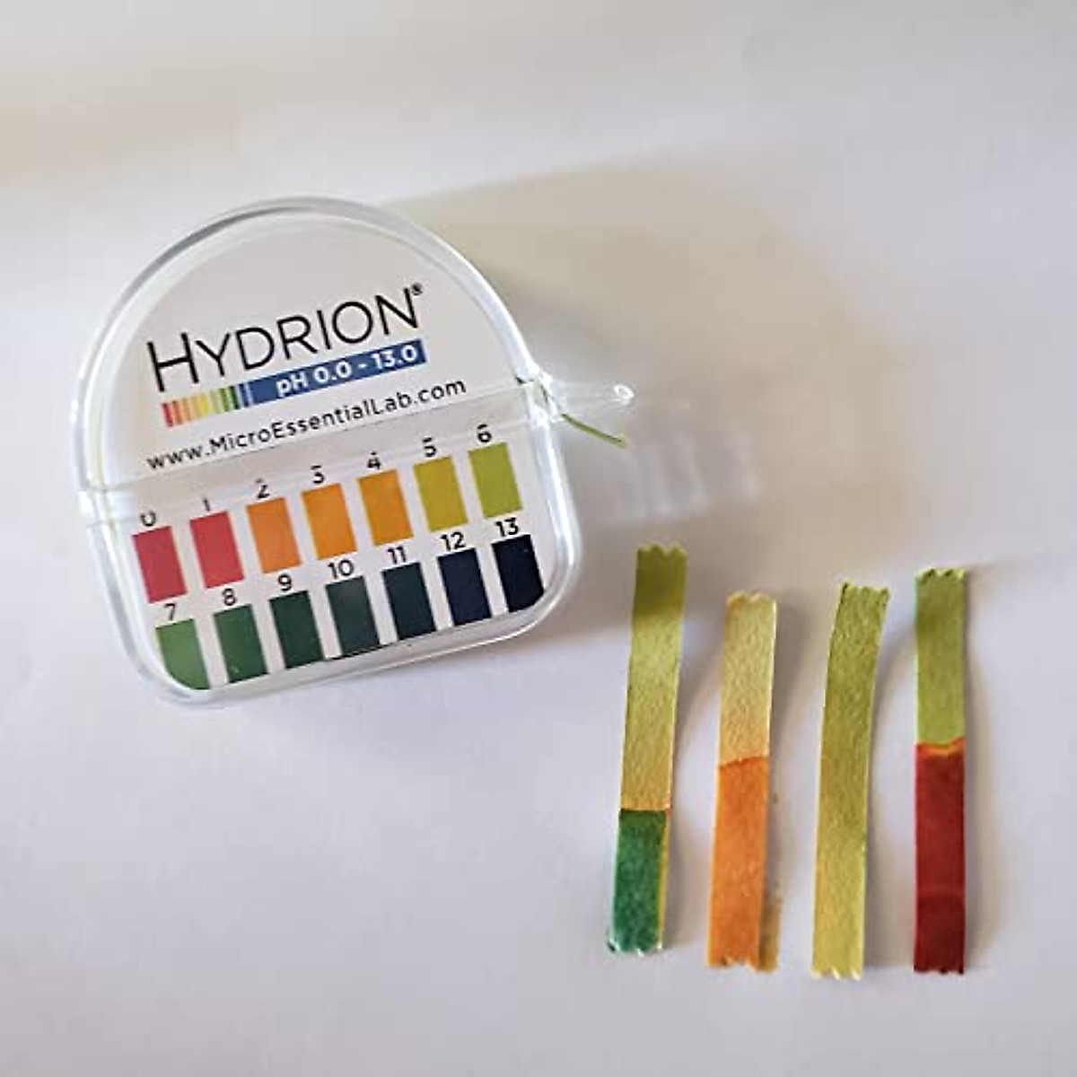 Hydrion Ph paper (93) with Dispenser and Color Chart - Full range Insta Chek ph- 0-13