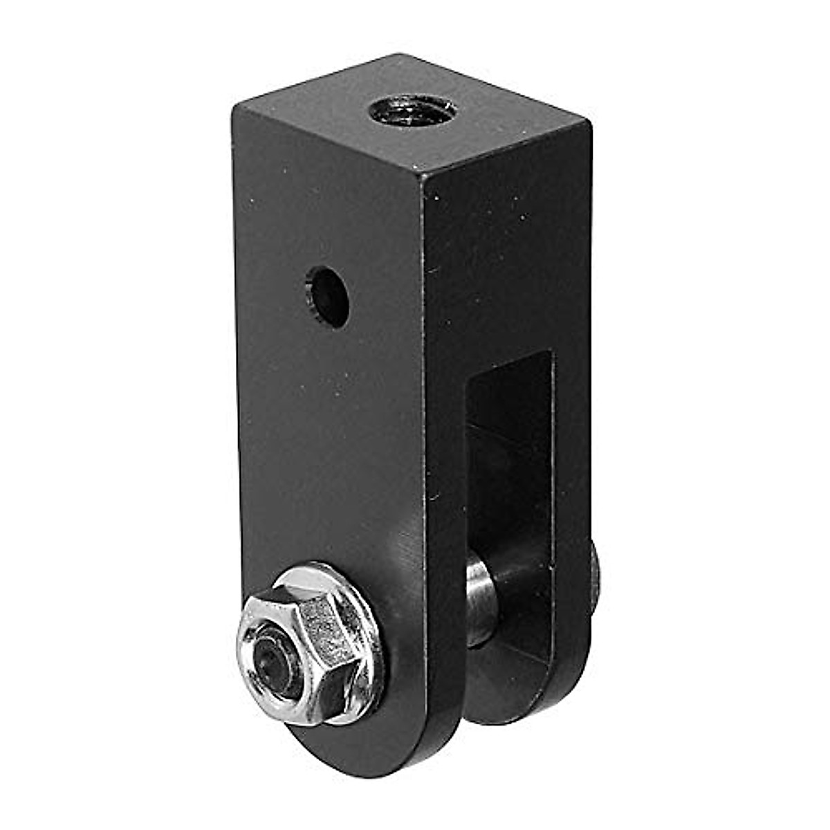 The Light Source 3/8" Threaded Rod Hanger for Mega-Batten Clamp, Black Anodized