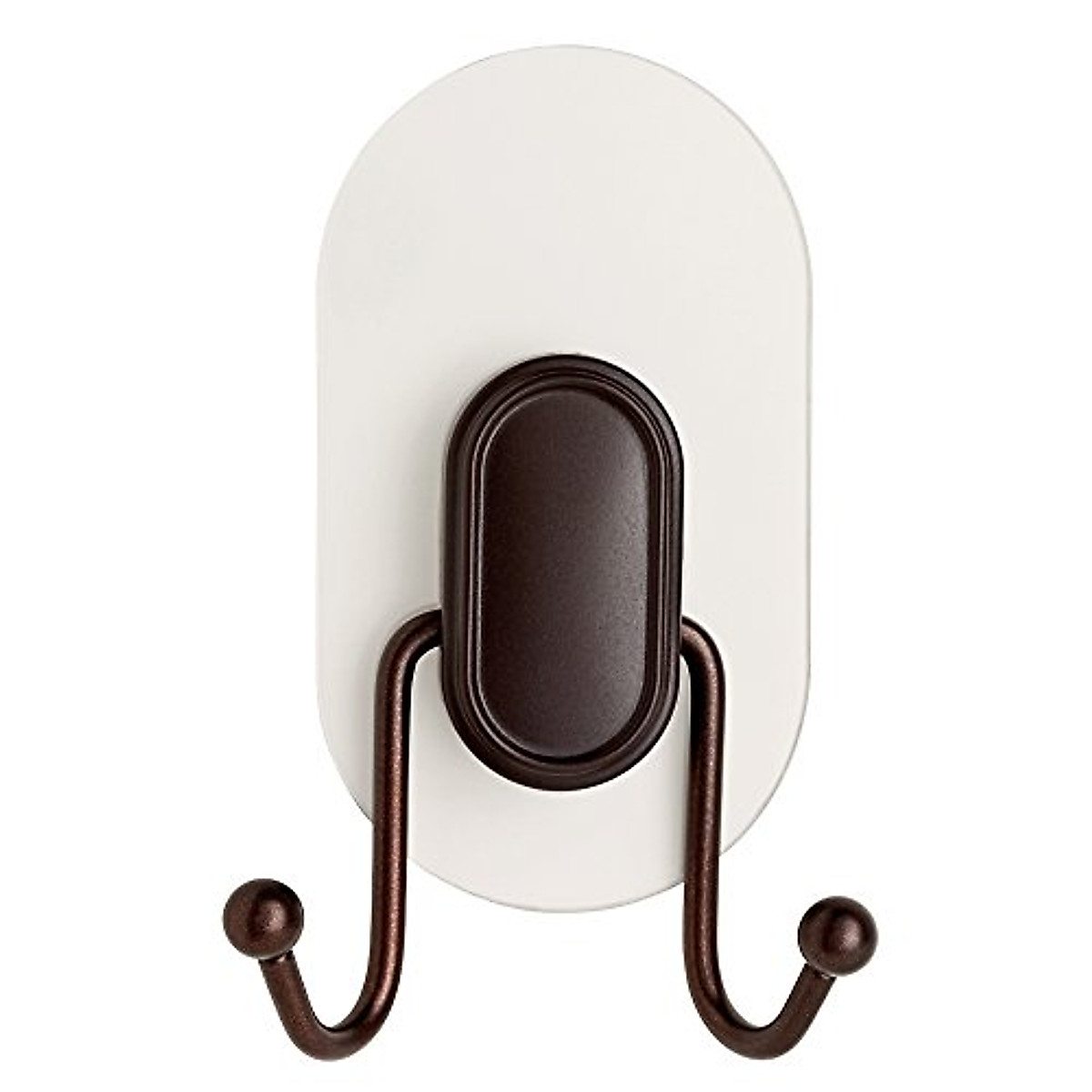 Franklin Brass 193235-CBZ IncrediGrip (No Drill) Double-Pronged Hook, Classic Bronze (2-Pack)