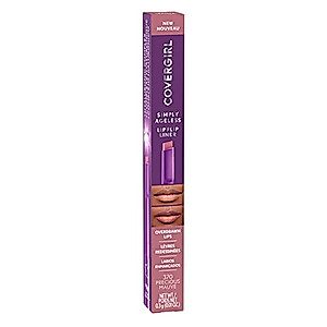 COVERGIRL Simply Ageless Lip Flip Liner, Precious Mauve, Pack of 1